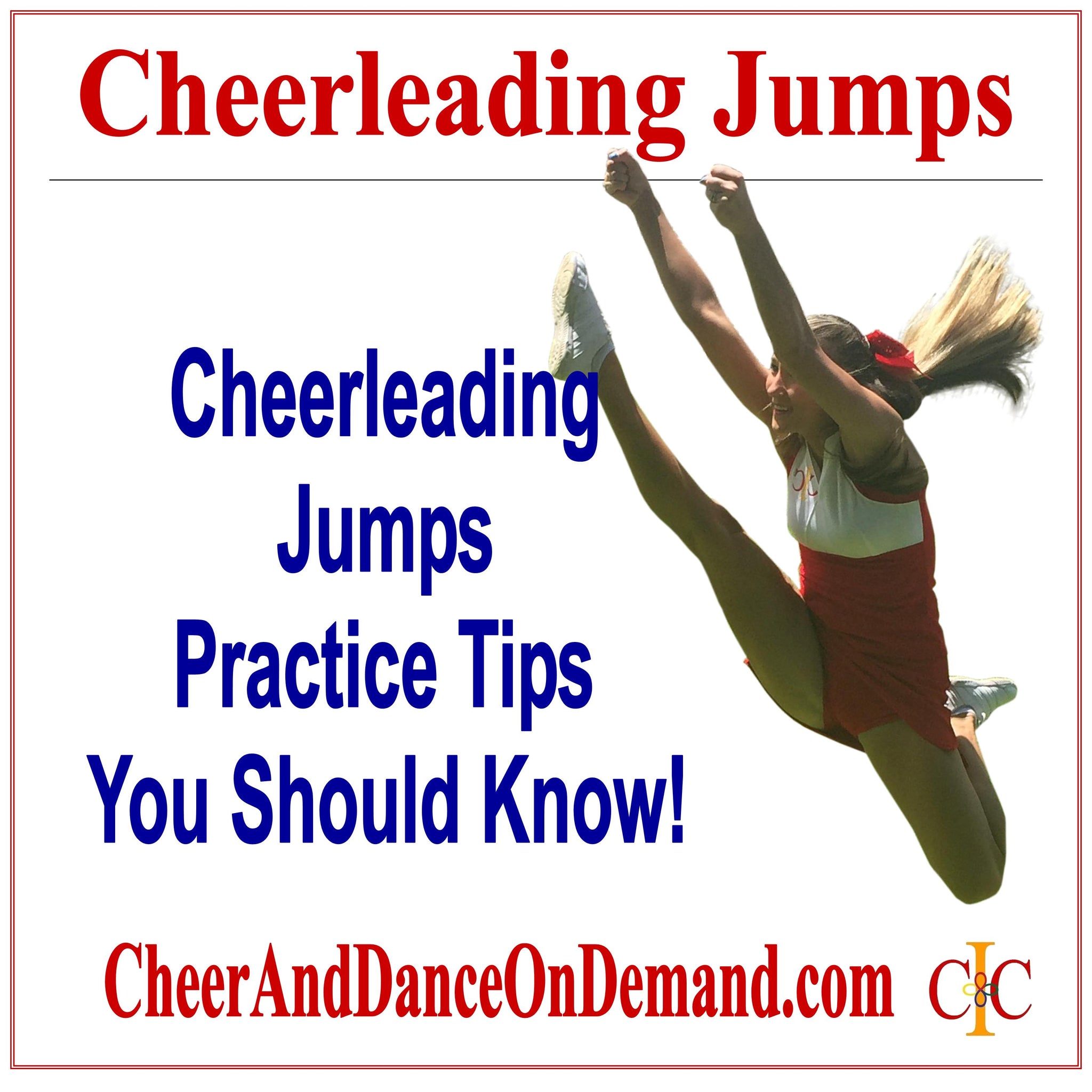 Cheerleading Jump Practice Tips You Should Know! – Cheer and Dance On ...