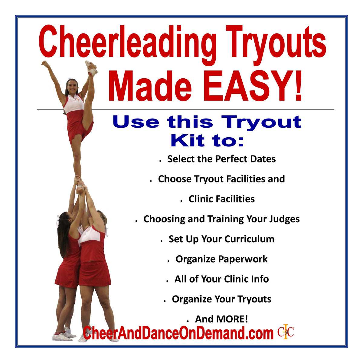 FREE Download! Cheerleading Tryouts Made Easy! – Cheer and Dance On Demand