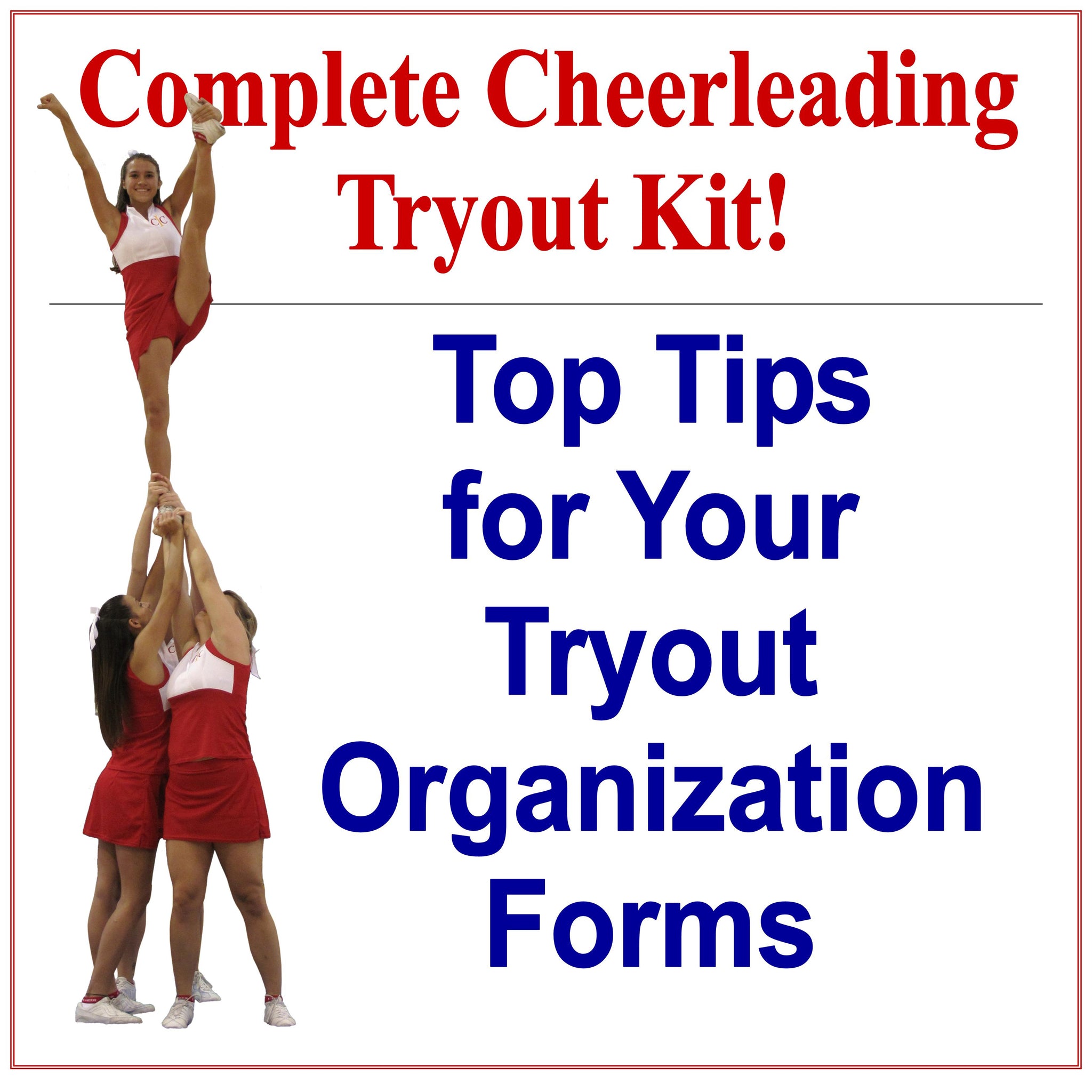 Top Tips to Maximize Your Cheerleading Tryout Organization Forms ...