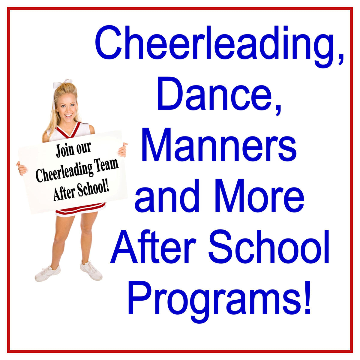 After School Cheerleading, Dance, Manners and More Programs by America ...