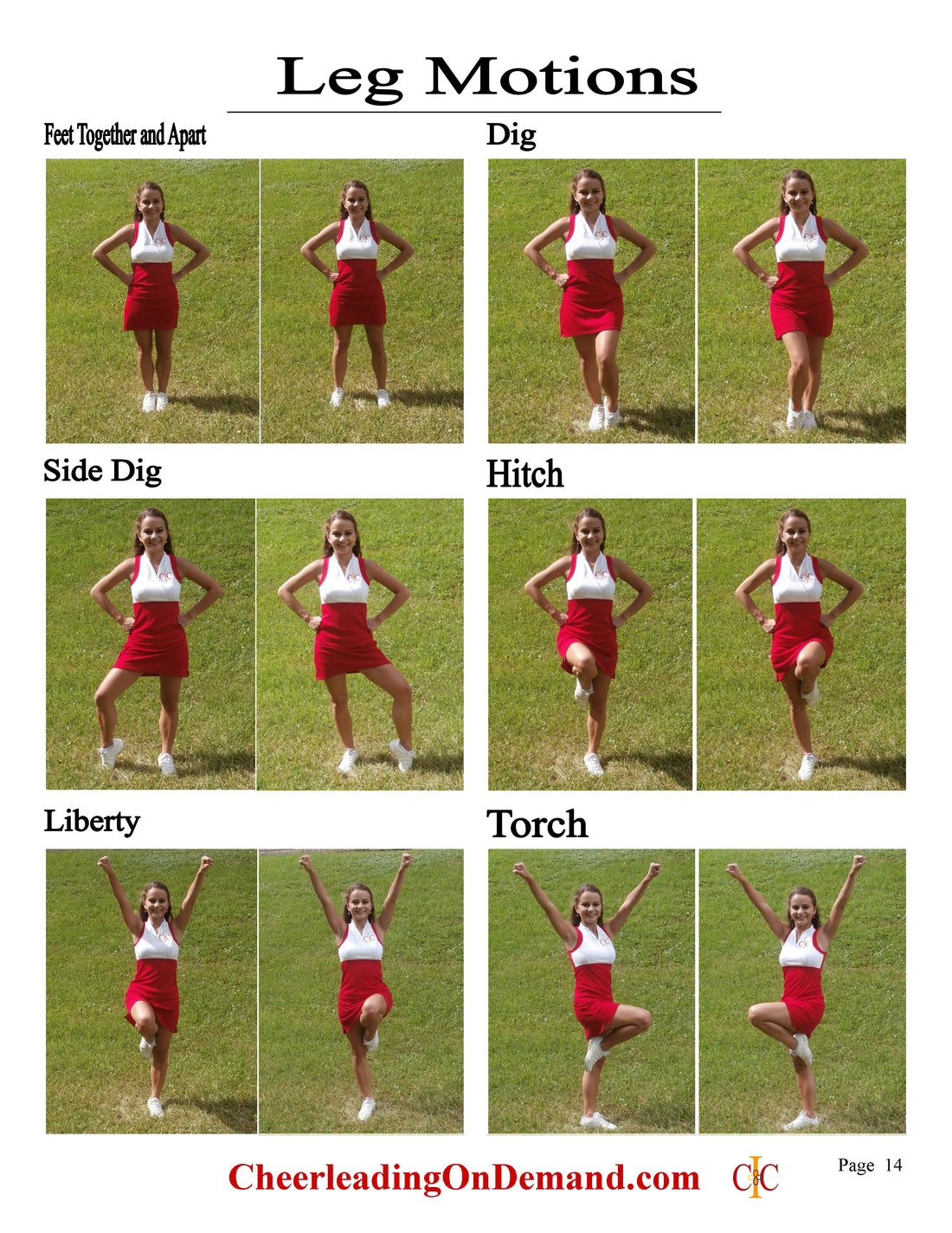 Cheerleading Motions Video Class Plus Ebook Program – Cheer and Dance ...