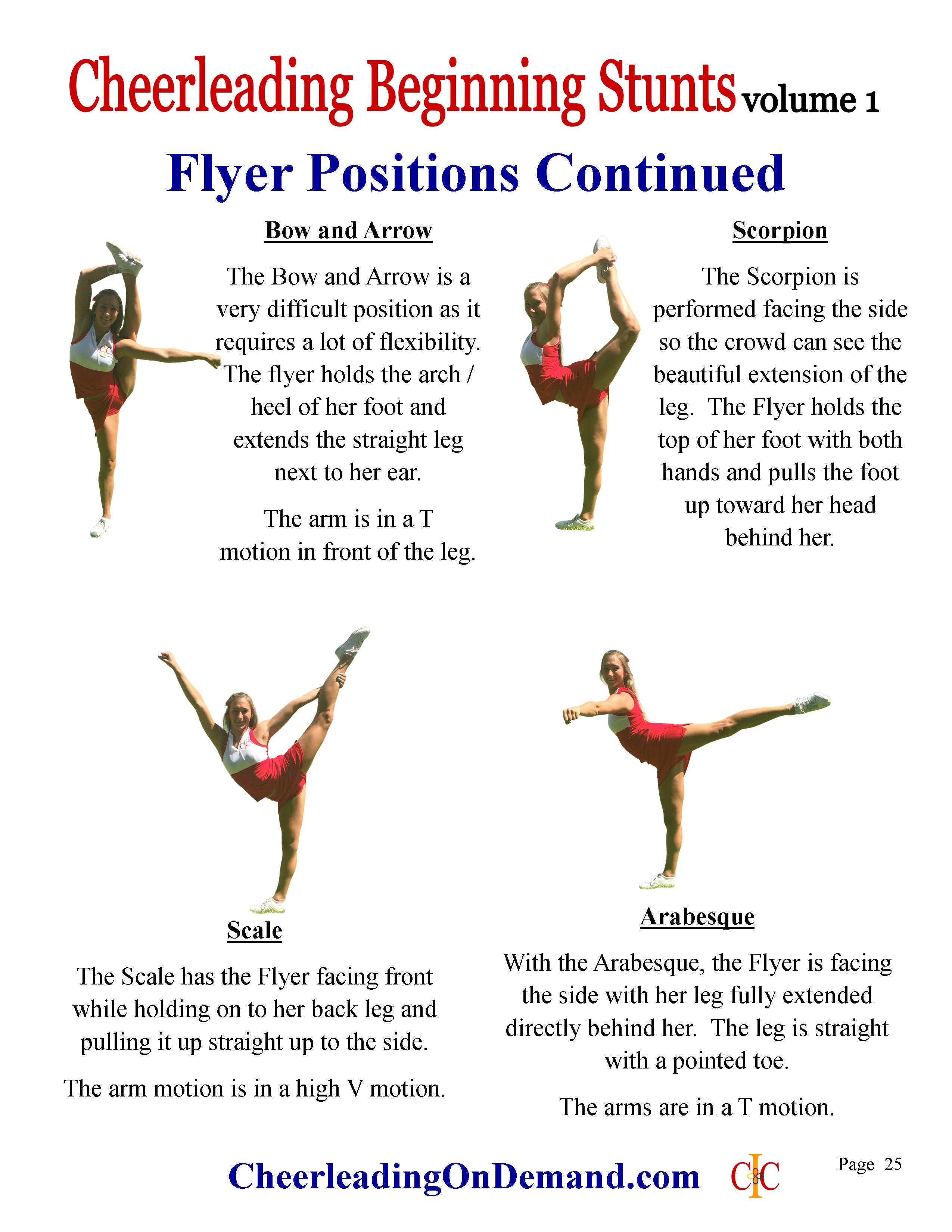 How to Do Cheerleading Stunts - Cheerleading Beginning Stunts Ebook ...